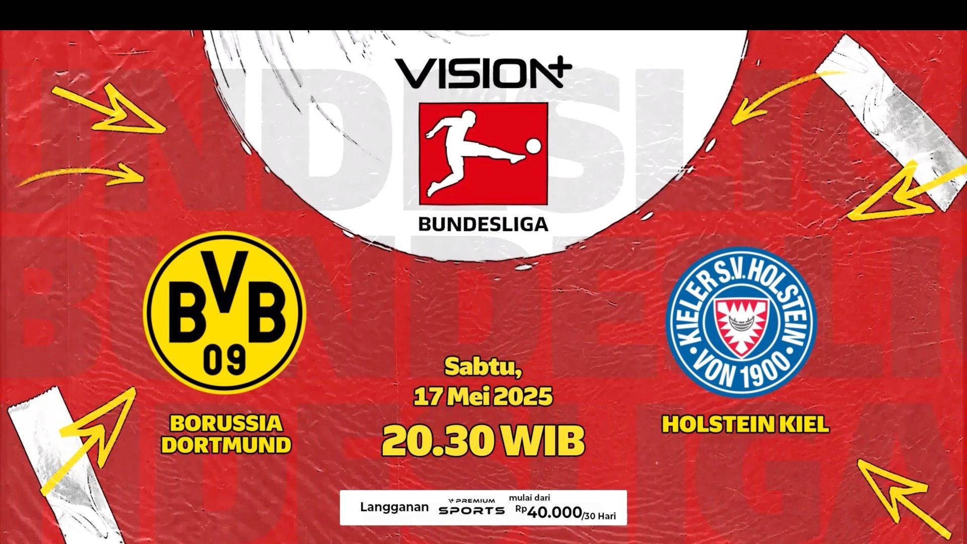 VISION+ - Bundesliga 2024 - Schedule / S2 E153 Borussia Dortmund vs ...