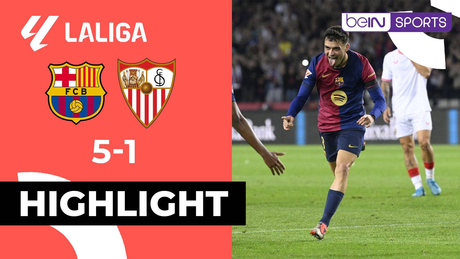 VISION+ - La Liga 2024 - Highlight / S2 E105 Barcelona vs Sevilla