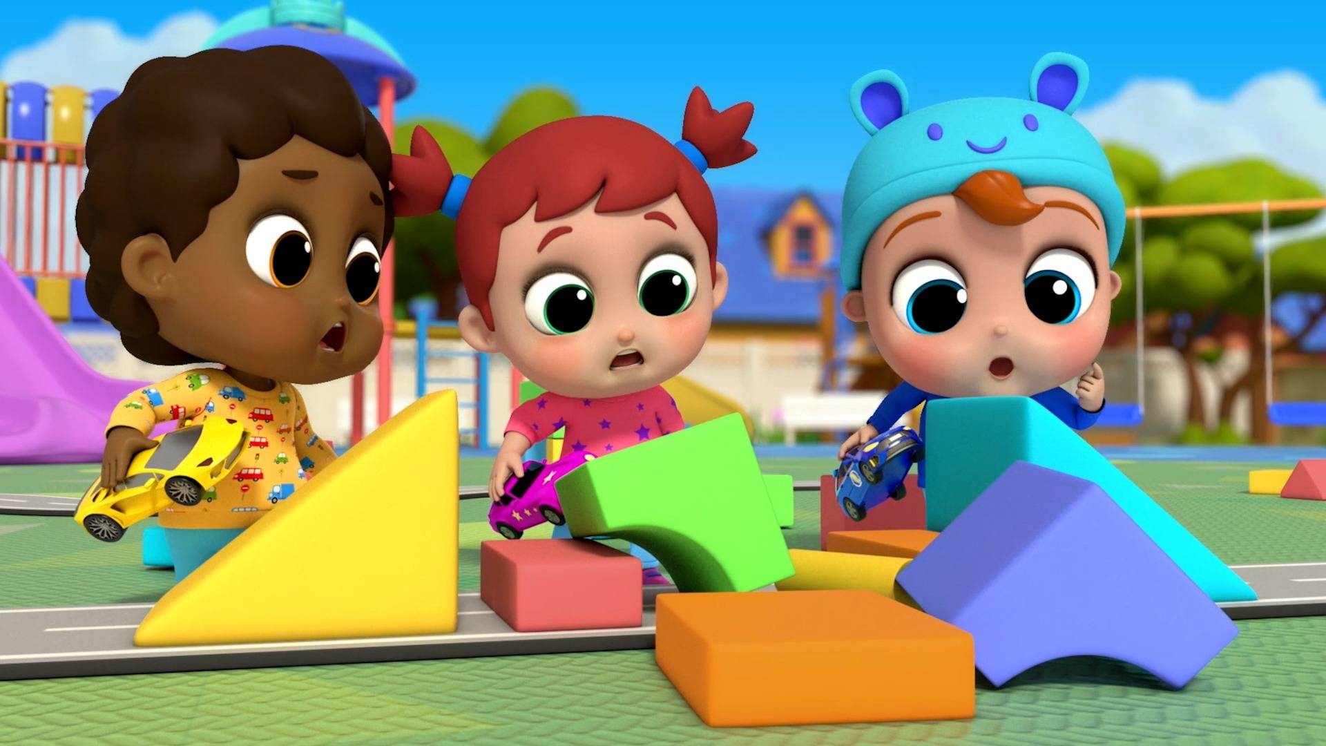 VISION+ - Little Angel (Bahasa Indonesia) / S2 E8 Mobil Balap di Taman ...