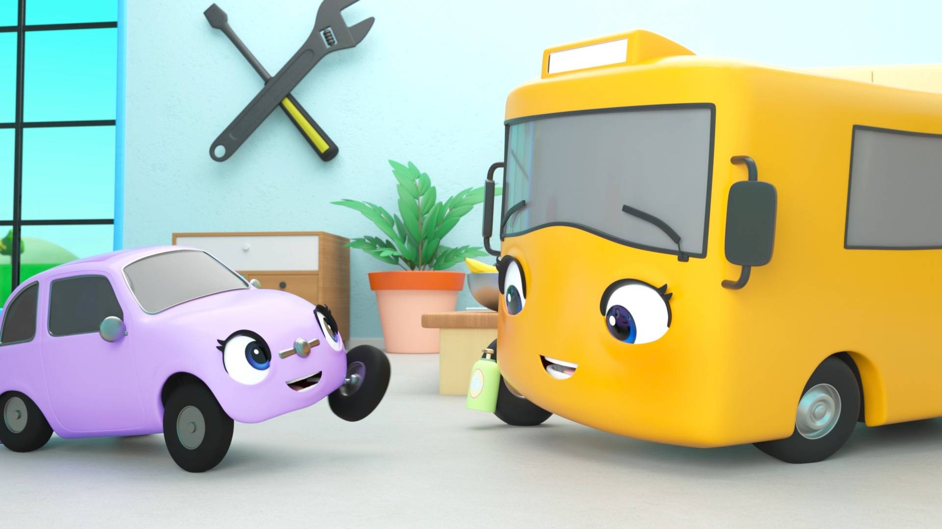 VISION+ - Go Buster (Bahasa Indonesia) / S2 E3 Buster Gets Sick - Wash ...