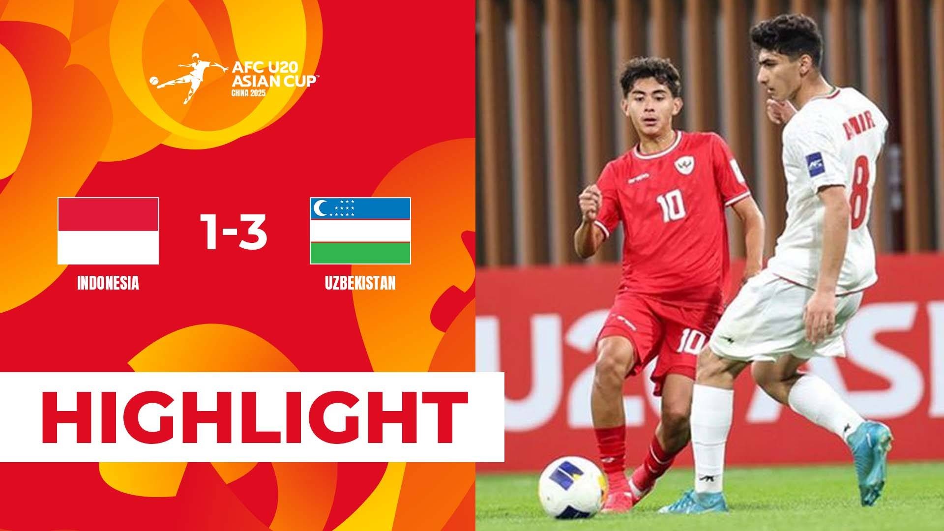 VISION+ - AFC U20 Asian Cup 2025 - Highlight / S1 E1 Indonesia vs Uzbekiztan