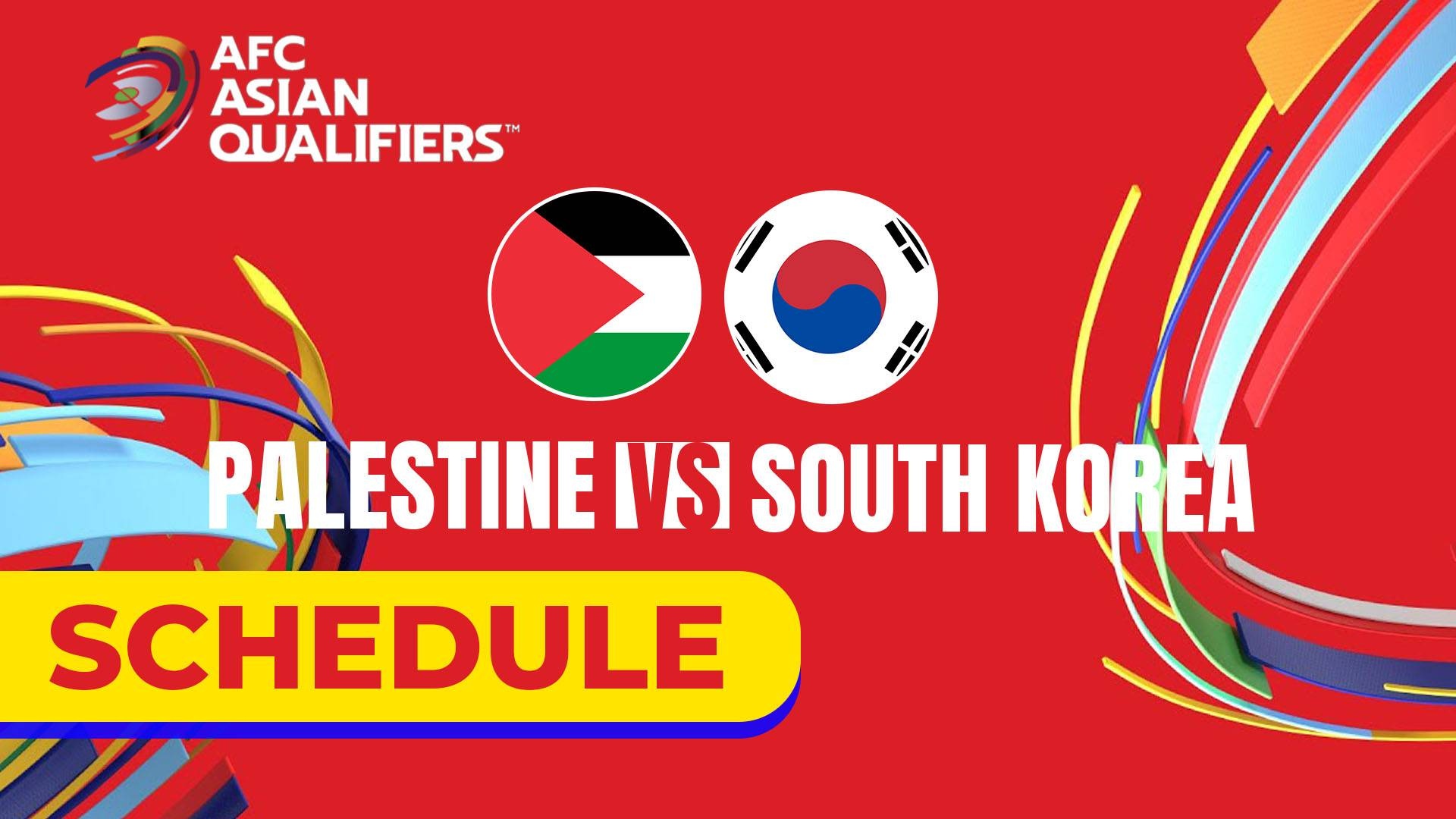 VISION+ - AFC Asian Qualifiers Road to World Cup 2026 - Palestine vs ...