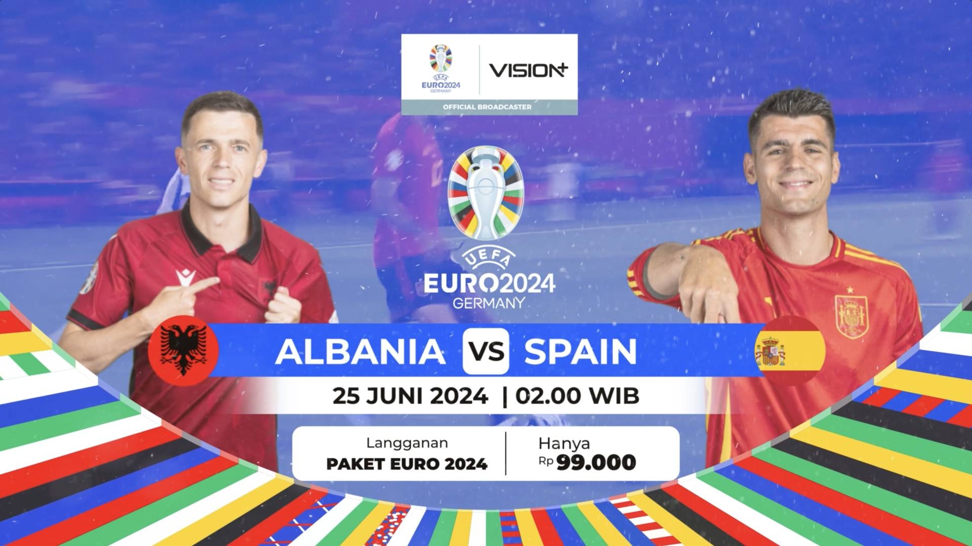 VISION+ - EURO 2024 - Schedule / S1 E27 Albania vs Spain
